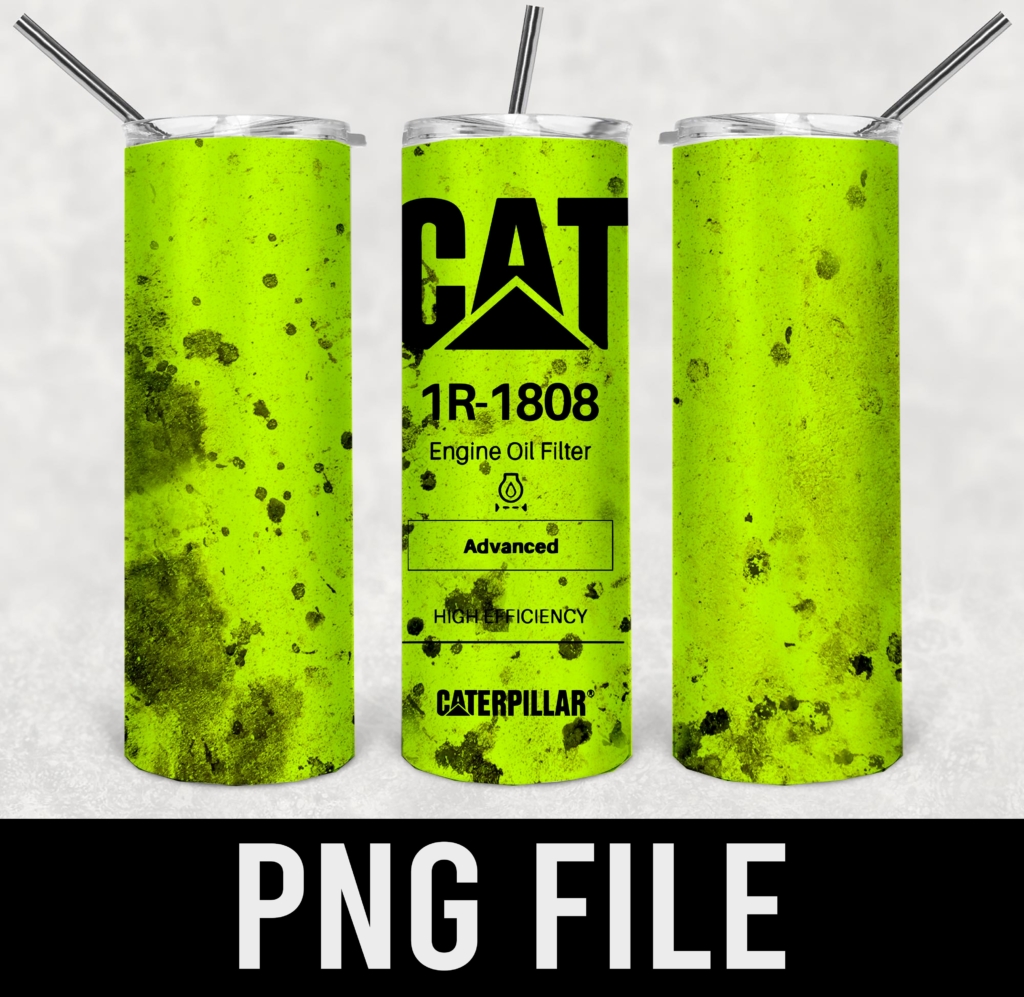 CAT Engine oil filter lim-PNG DIGITAL DOWNLOAD for sublimation or ...