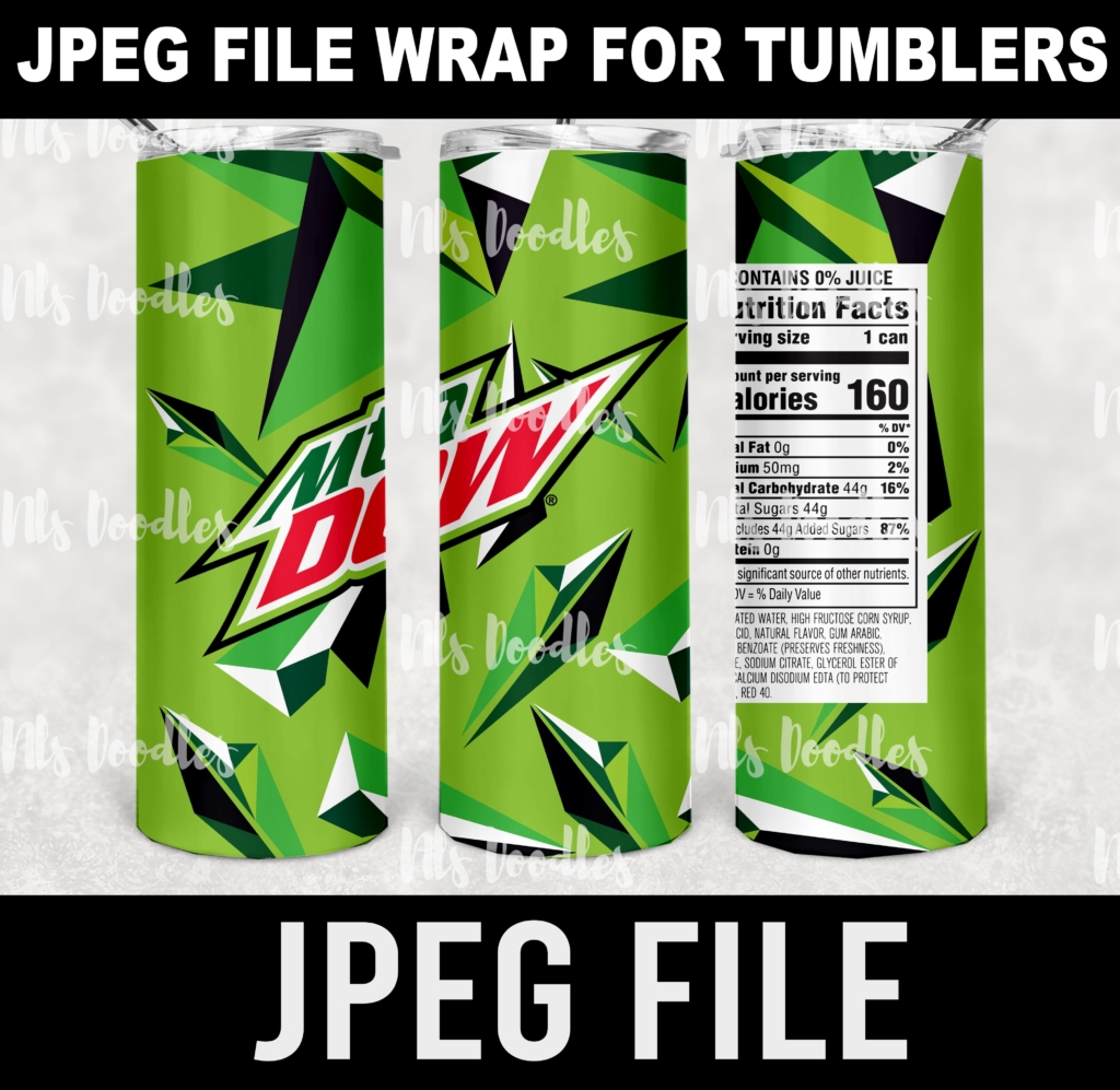 mtn dew label-jpeg DIGITAL DOWNLOAD for sublimation or screens – Nls ...