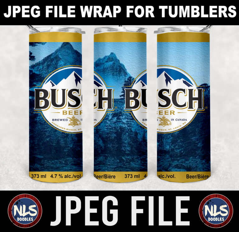 busch light apple label-20oz tumbler wrap-jpeg- DIGITAL DOWNLOAD for ...