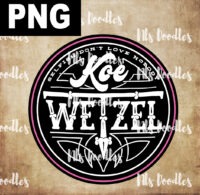 koe wetzel – round logo-PNG DIGITAL DOWNLOAD for sublimation or screens ...