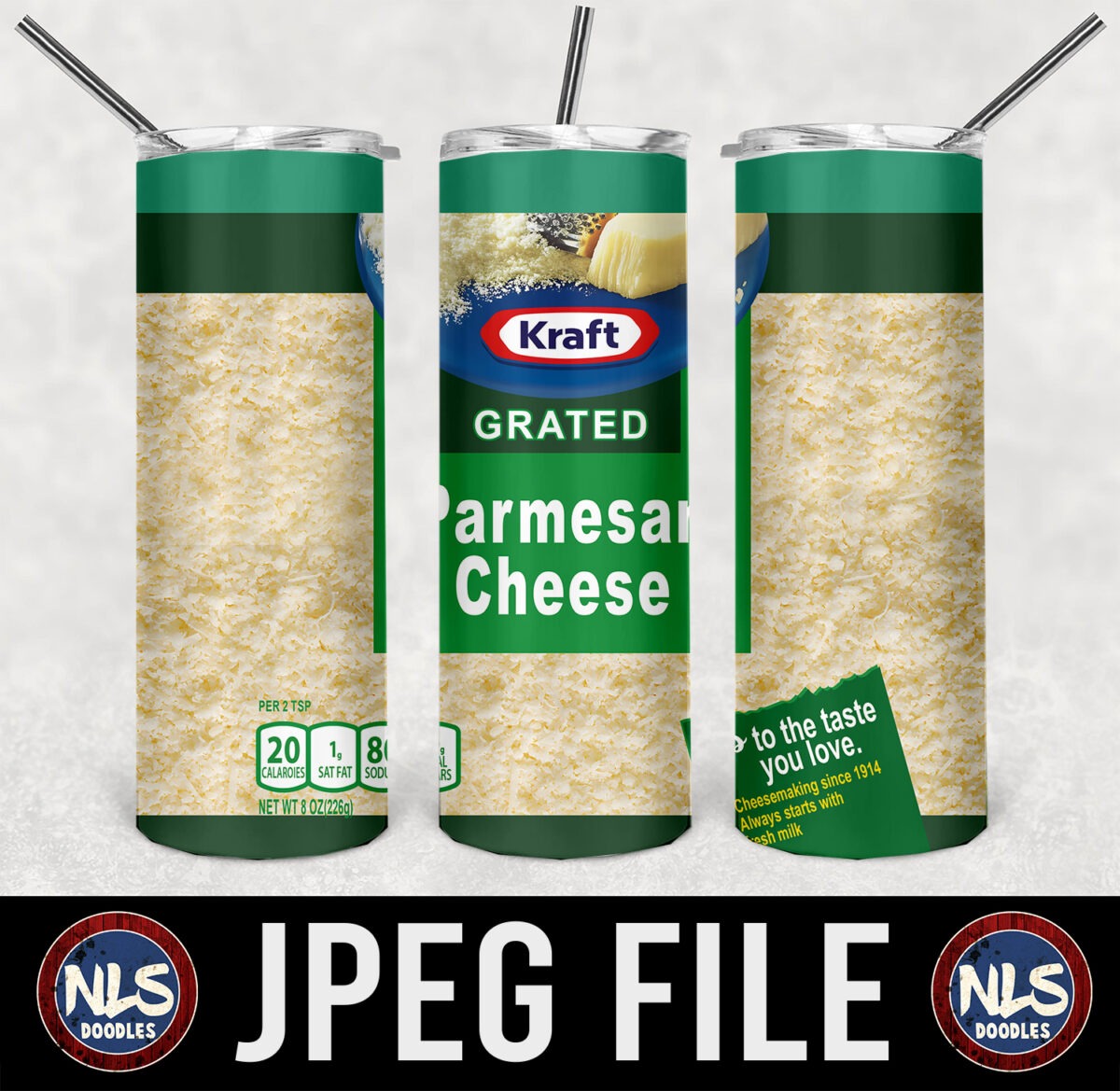 Kraft Grated Parmesan Cheese-label -PNG File DIGITAL DOWNLOAD for ...