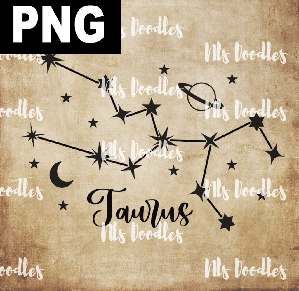 Taurus PNG DIGITAL DOWNLOAD for sublimation or screens – Nls doodles