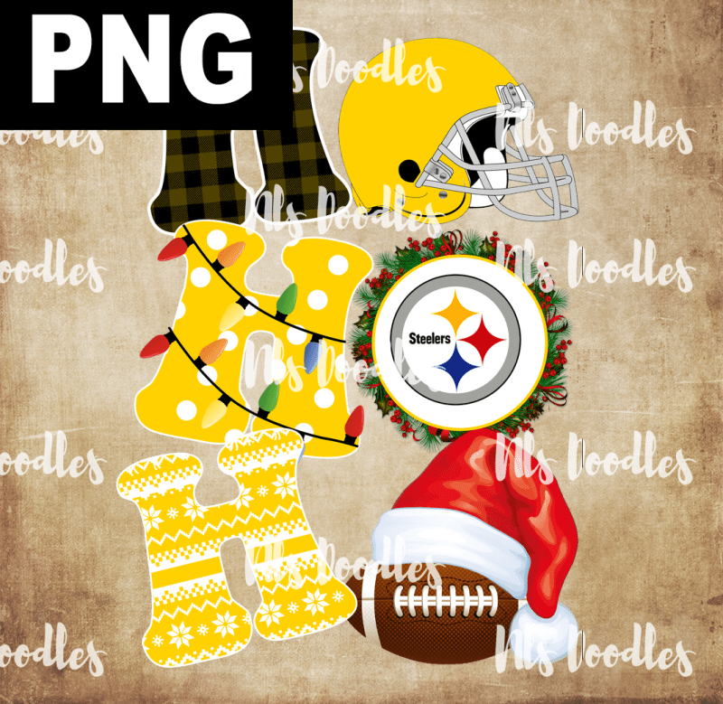 pittsburgh-steelers-hohoho christmas-nfl team DIGITAL DOWNLOAD for ...