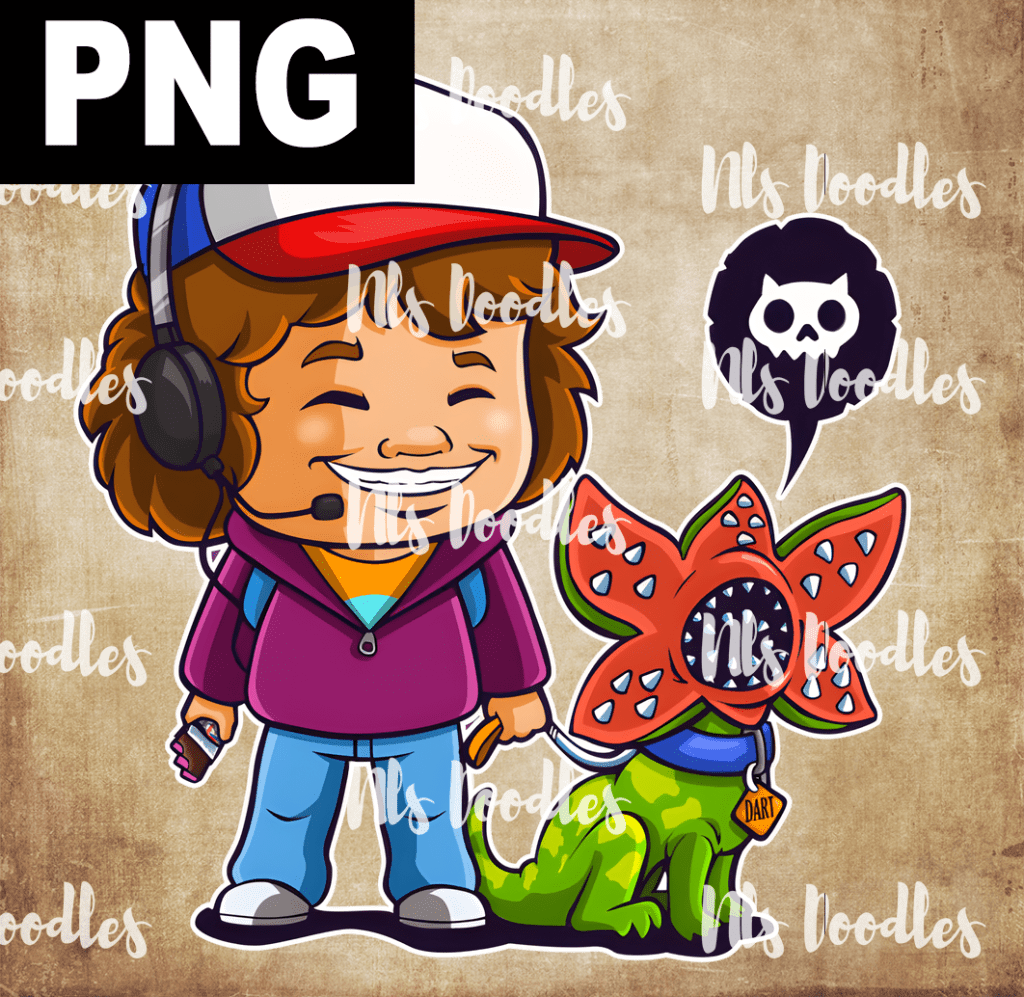 stranger things monster-DIGITAL DOWNLOAD for sublimation or screens ...