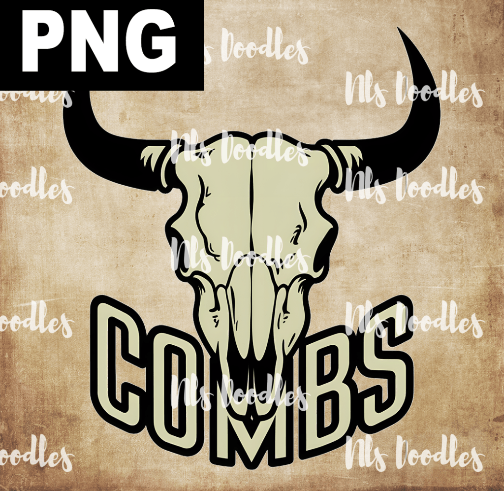 Copy_of_Luke_combs bull skull – PNG DIGITAL DOWNLOAD for sublimation or ...
